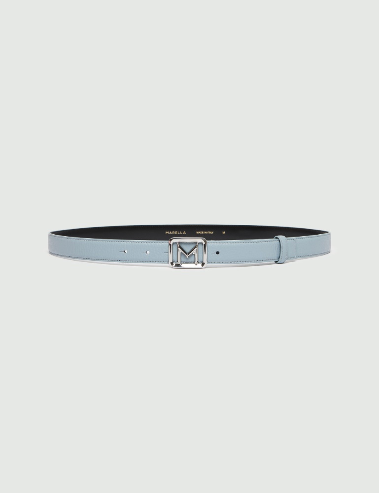 Women's White, Black & Brown Branded Leather Belts | Marella